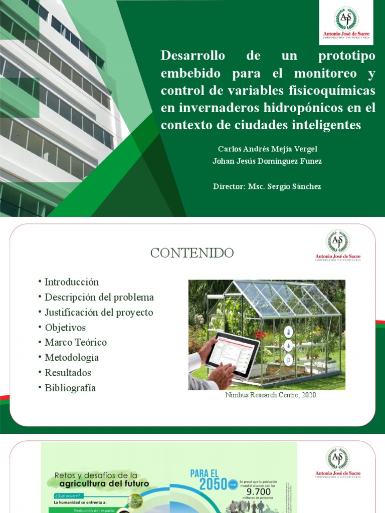 Prototipo Embebido para Invernaderos Hidropónicos | PDF | Hidroponia ...