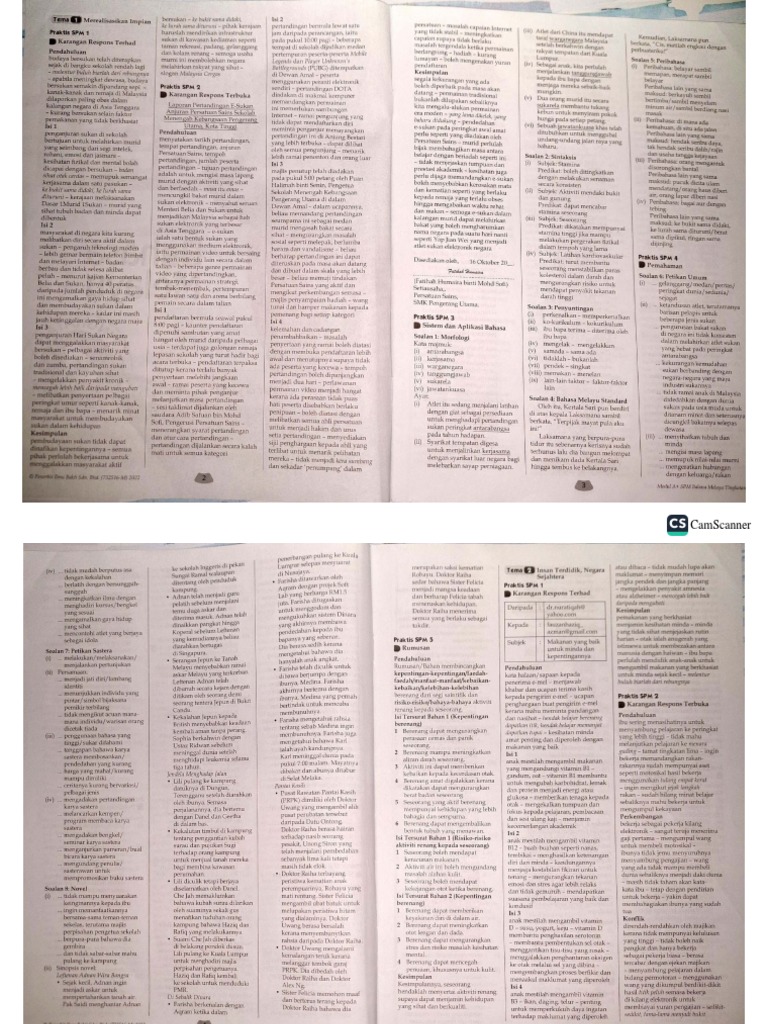 Jawapan Buku BM Tingkatan 4 | PDF