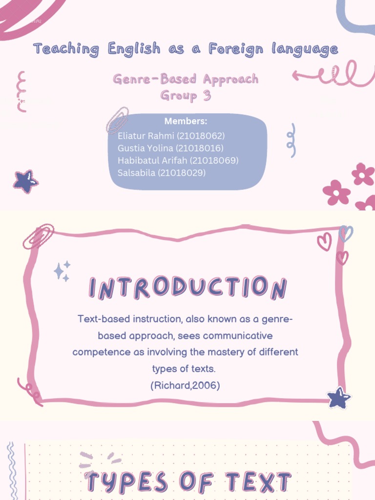 Genre-Based Approach in English Teaching | PDF | Learning | Teachers