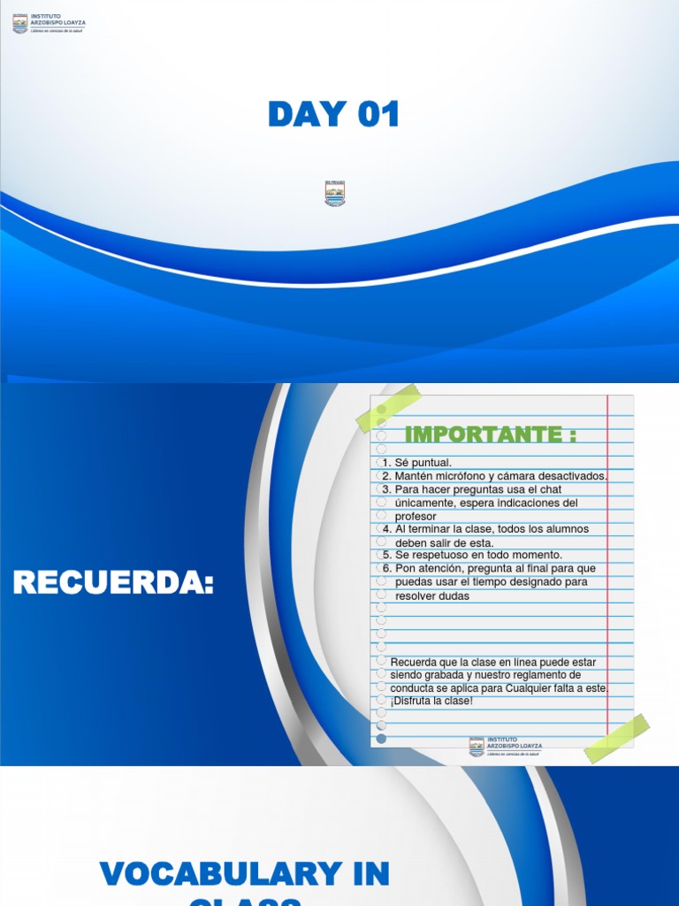 Session 1 Clases de Ingles Nivel 2 | PDF