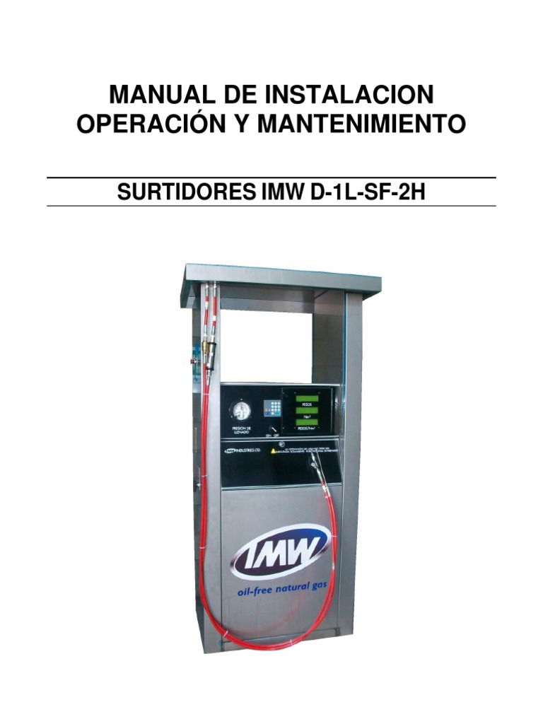 17 Manual Surtidor IMW | PDF | Ingenieria Eléctrica | Calidad (comercial)
