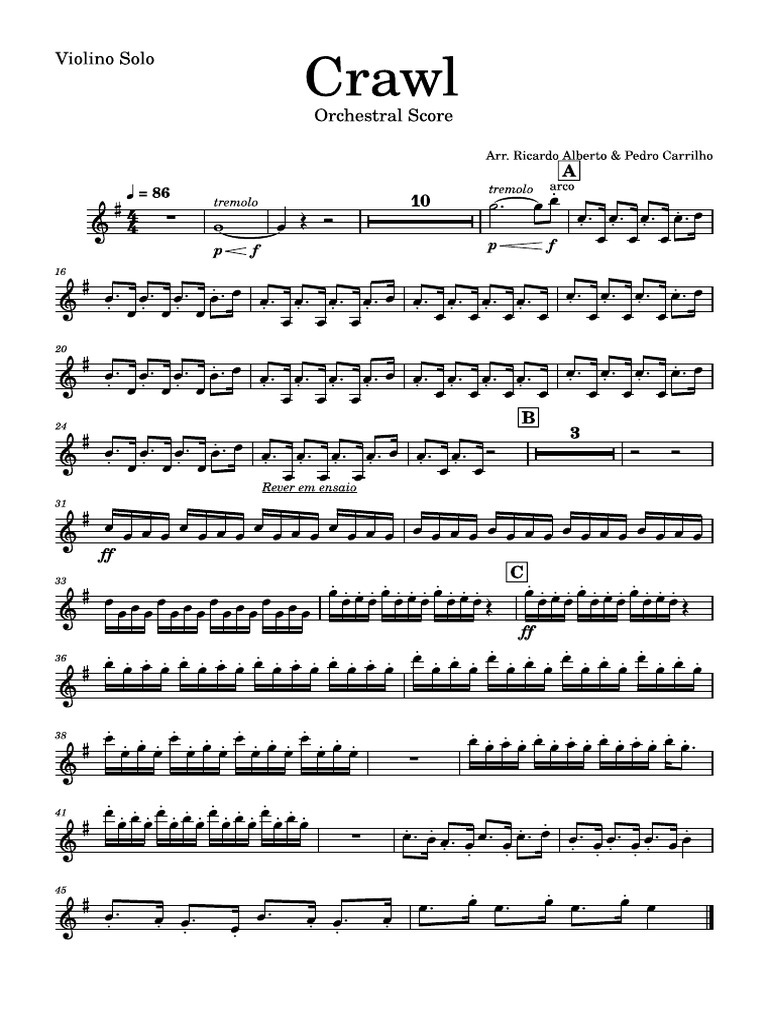 15 - Crawl Violino Solo | PDF