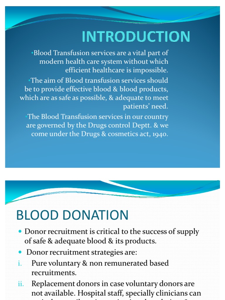 Transfusion Process For Nurses | PDF | Blood Transfusion | Blood Donation