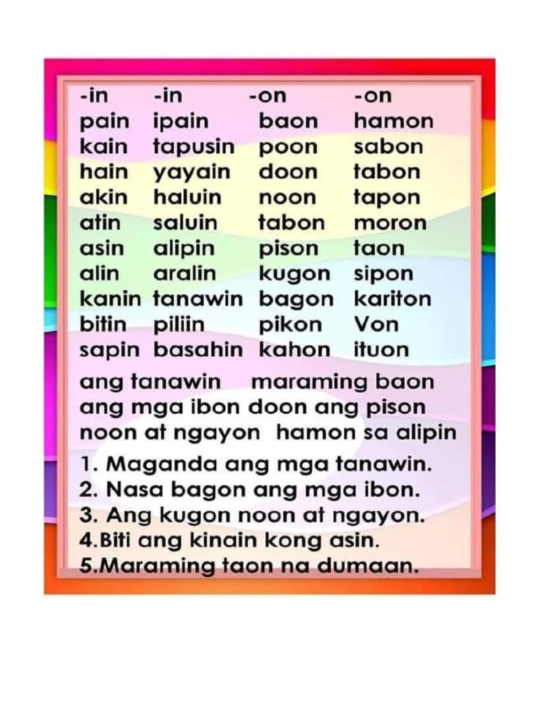 Tagalog Reading Materials | PDF