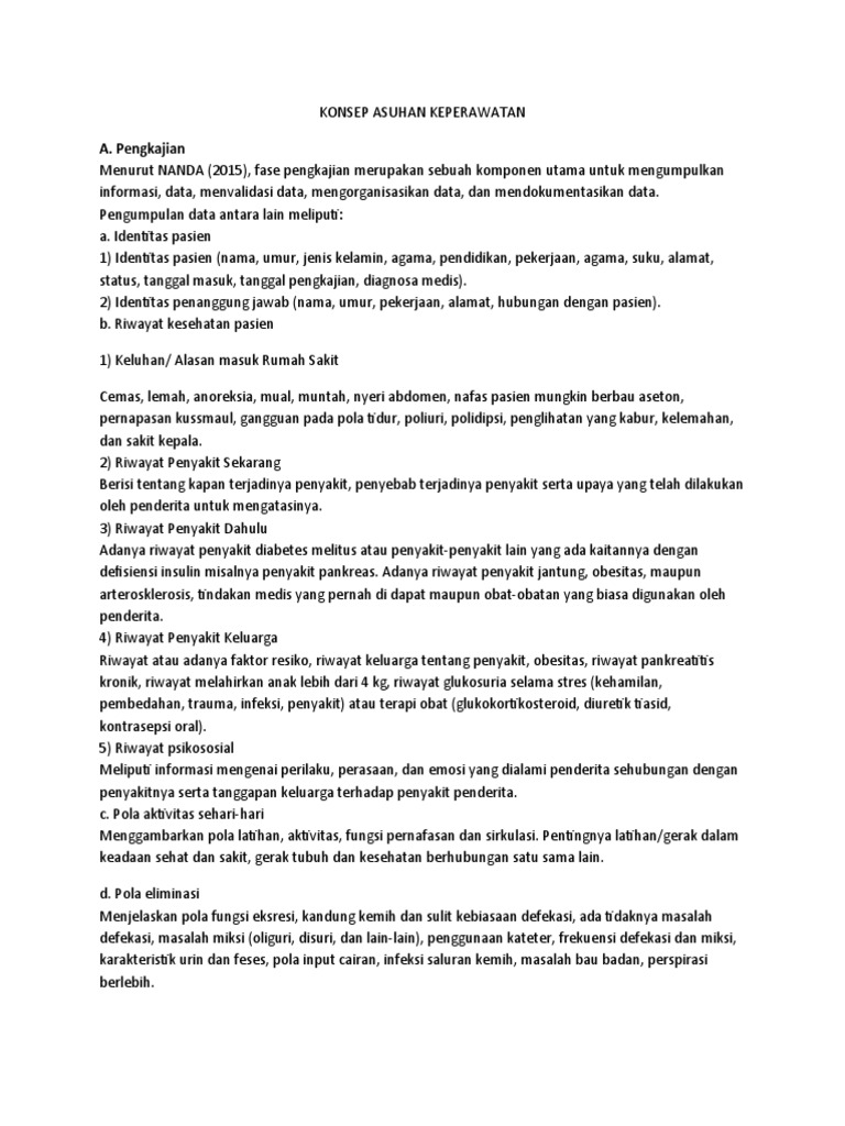 Konsep Askep DM | PDF | Sains & Matematika