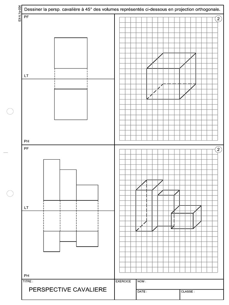 Correction Exercice Perspective | PDF
