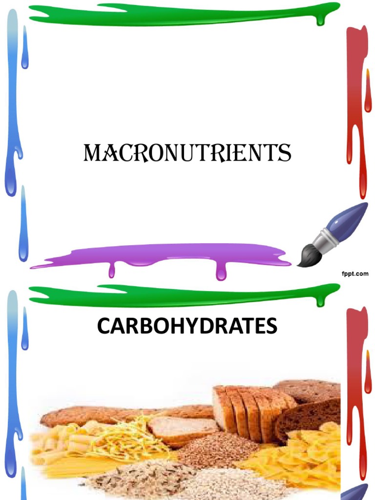Understanding Macronutrients: Carbs, Fats, Proteins | PDF ...