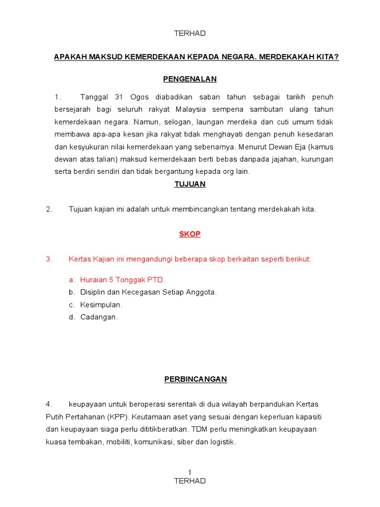 Esei 5 Tonggak PTD | PDF