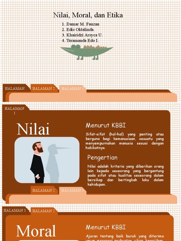 Nilai, Moral, dan Etika: Definisi dan Perbedaan | PDF