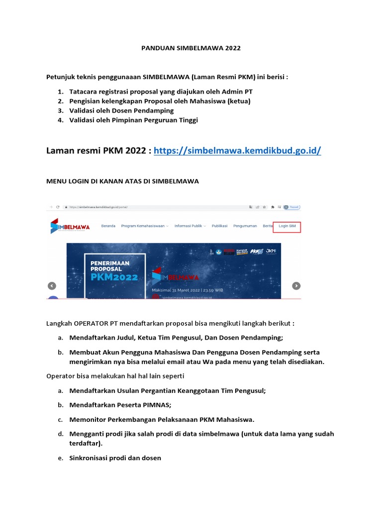 PANDUAN-TEKNIS-SIMBELMAWA-2022-1 | PDF