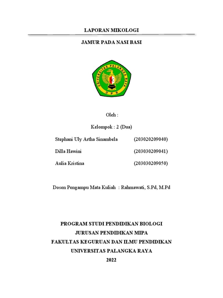 Laporan Mikologi Kel 22 | PDF