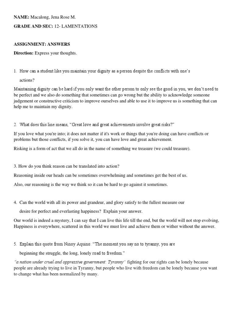 Assignment World Religion G12 Pdf 