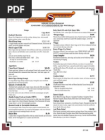 Donatos Carryout Menu | PDF | Pizza | Sausage