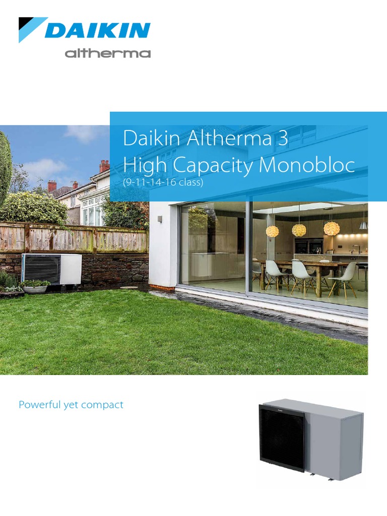 Daikin Altherma 3 High Capacity Monobloc - 760 - Final | Download Free ...