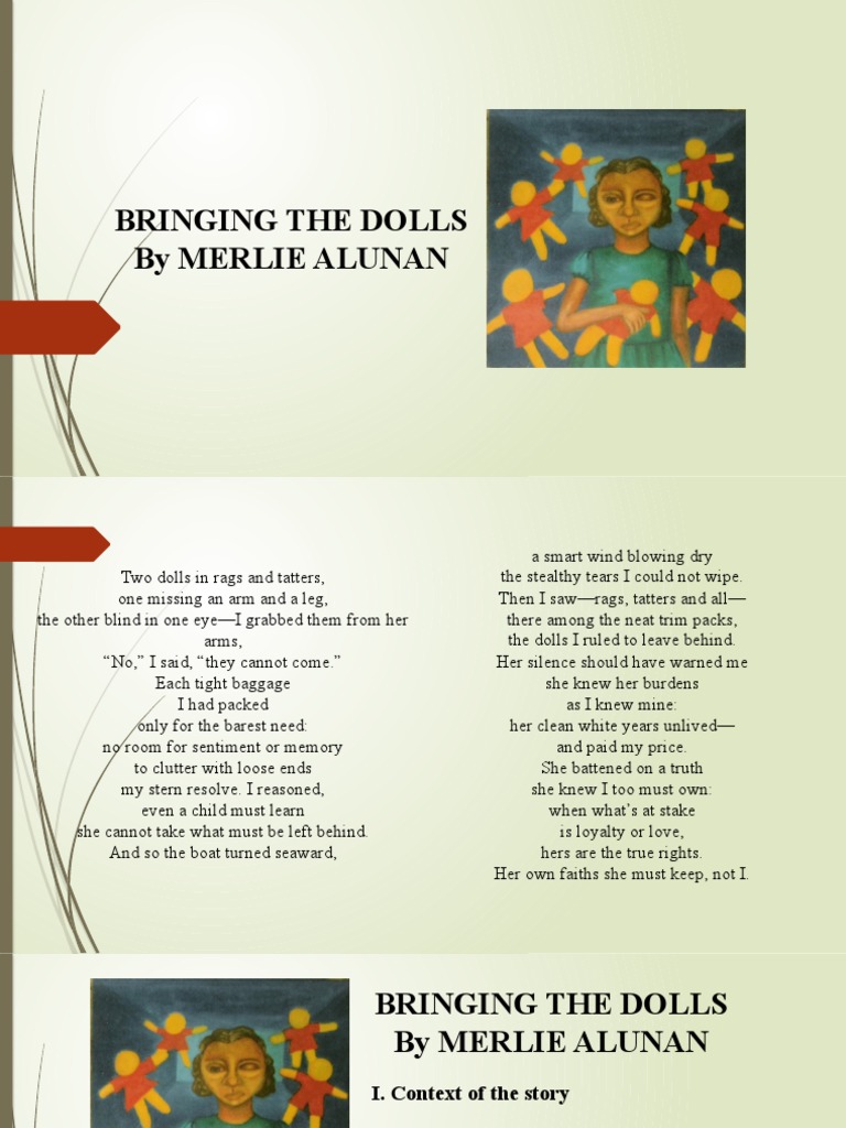 Bringing The Dolls | PDF | Poetry