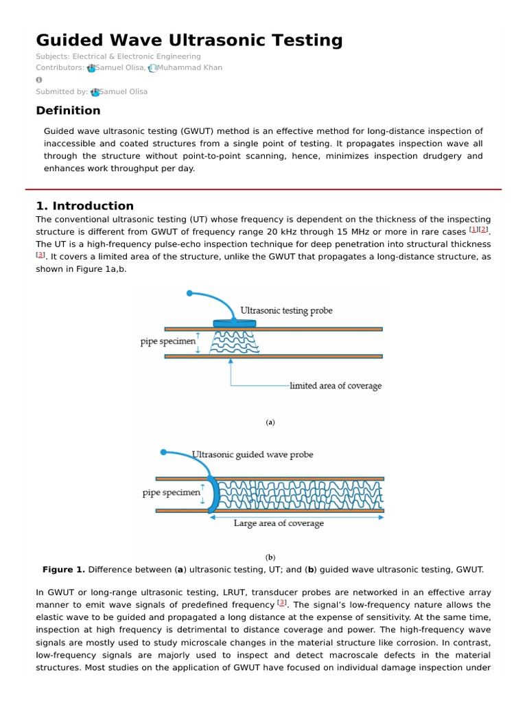 Guided Wave Ultrasonic Testing Guide | PDF | Ultrasound | Mechanical ...