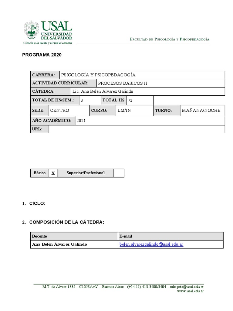 Procesos Basicos II | PDF | Sicología | Memoria
