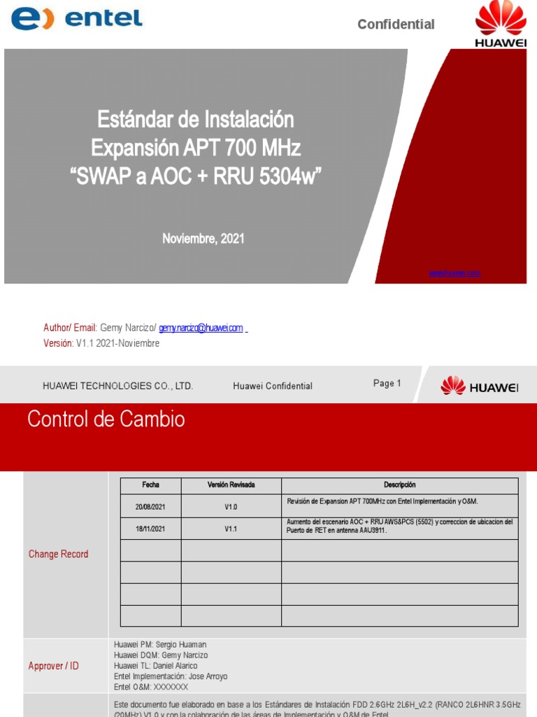 RRU5304 W | PDF | Lte (Telecomunicaciones) | Electrónica