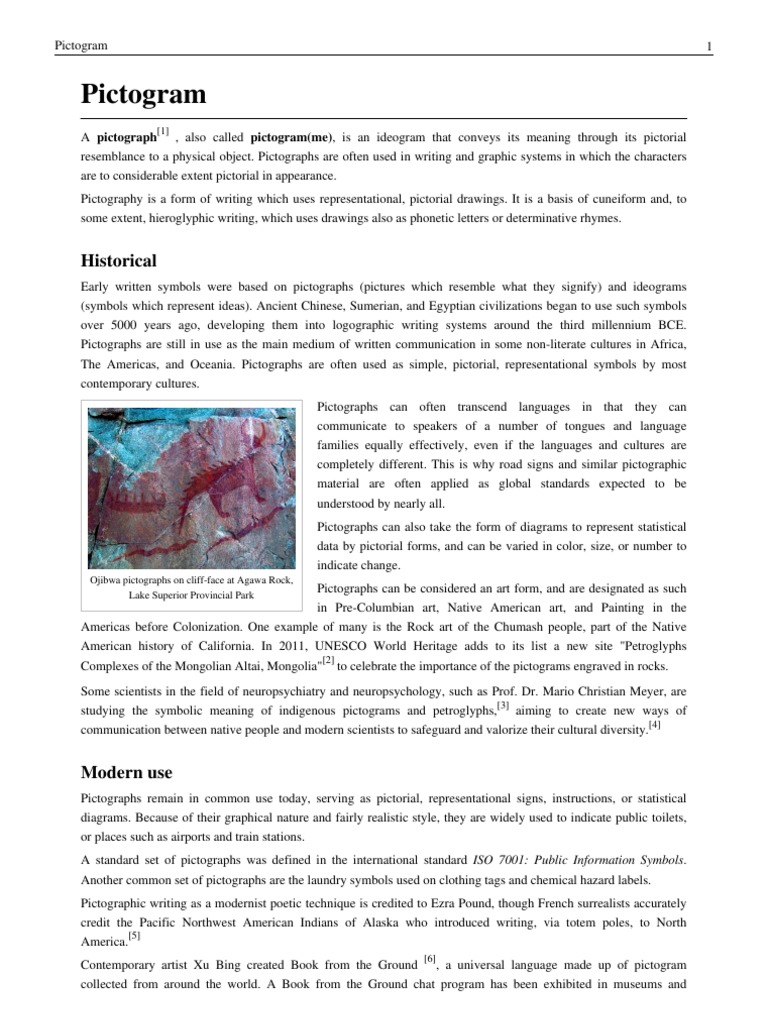 Pictograph | PDF | Visual Journalism | Written Communication