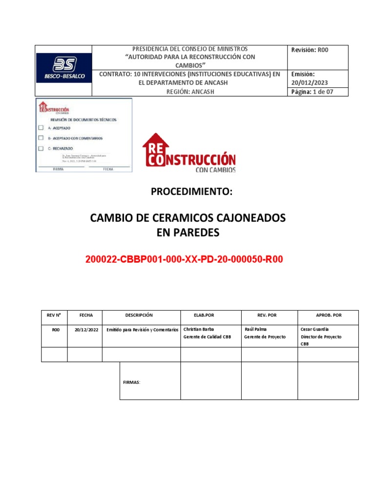 Formato Levantamiento de Observaciones | PDF