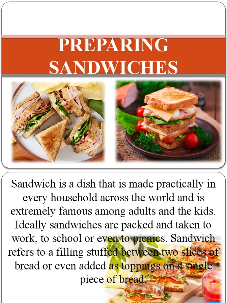 Preparing Sandwiches - 10 | PDF | Cooking, Food & Wine | Home & Garden