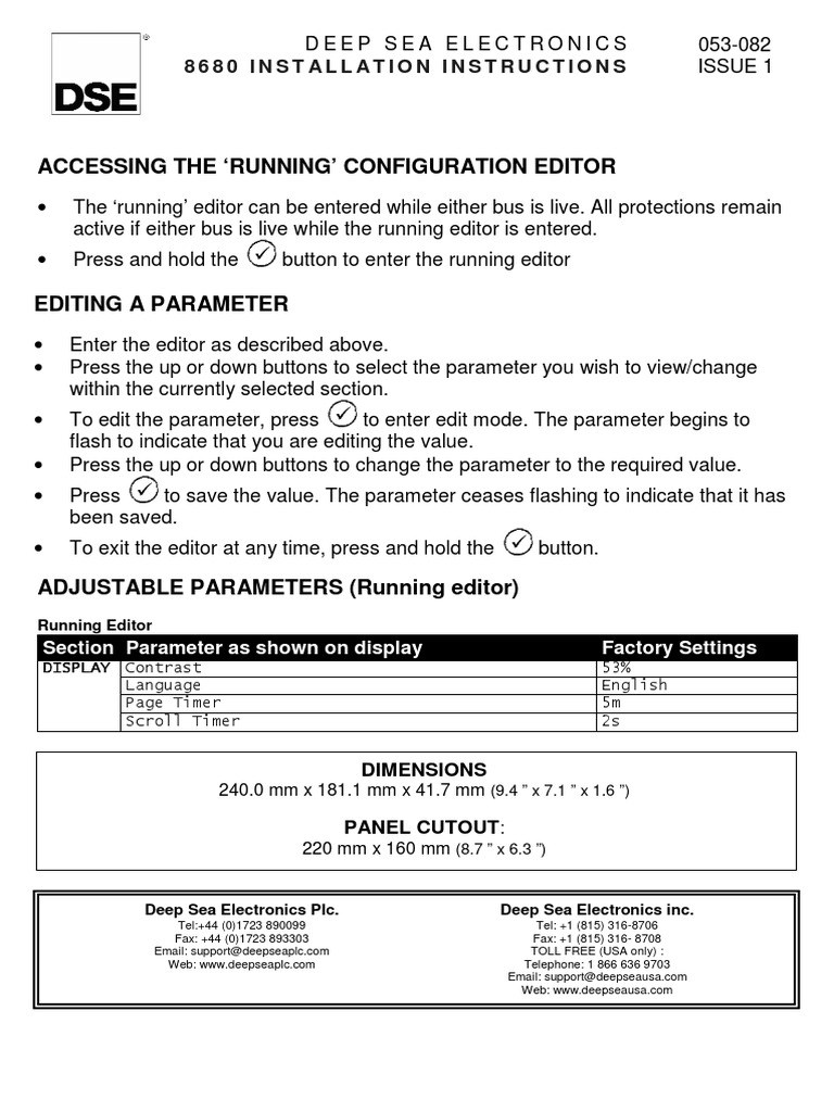 DSE8680 Installation Instructions | PDF | Computer Science | Computer ...