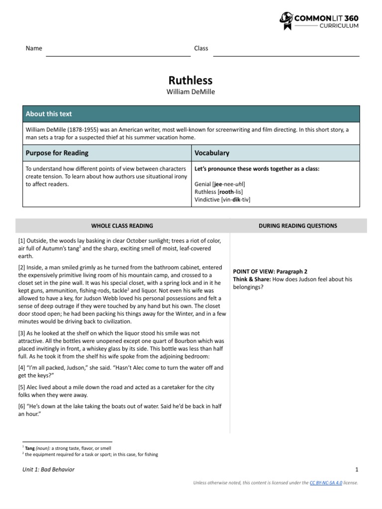Ruthless Student | PDF