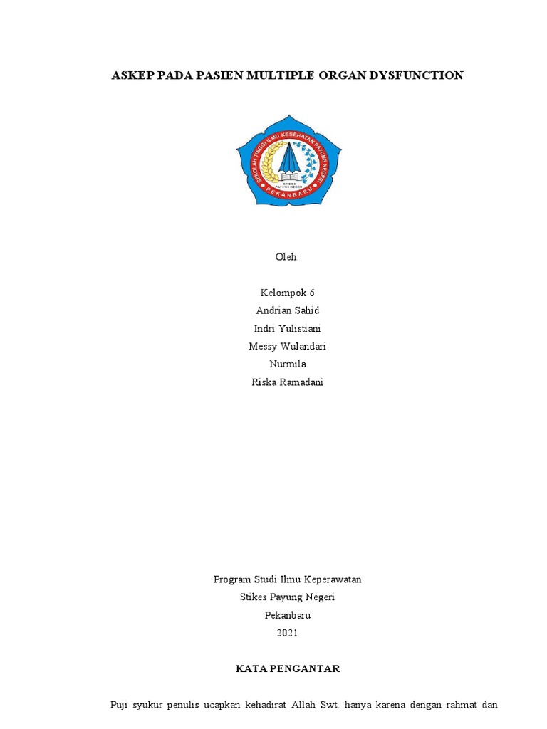 RT 3 Askep Pada Pasien Mods KLPK 6 | PDF