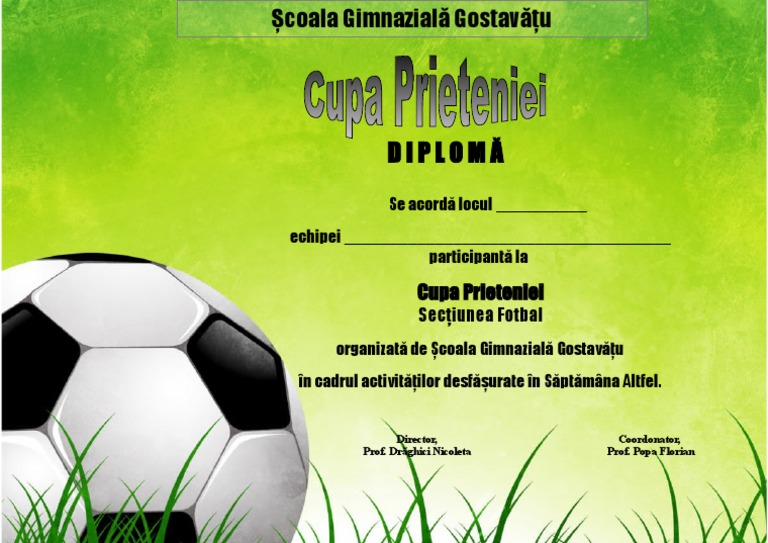 Diploma Fotbal | PDF