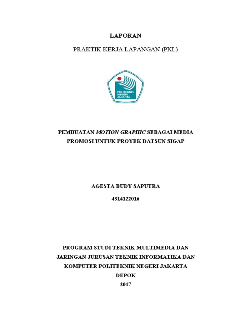 LAPORAN PKL | PDF