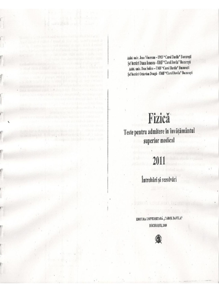 Grile Medicina PDF Free | PDF