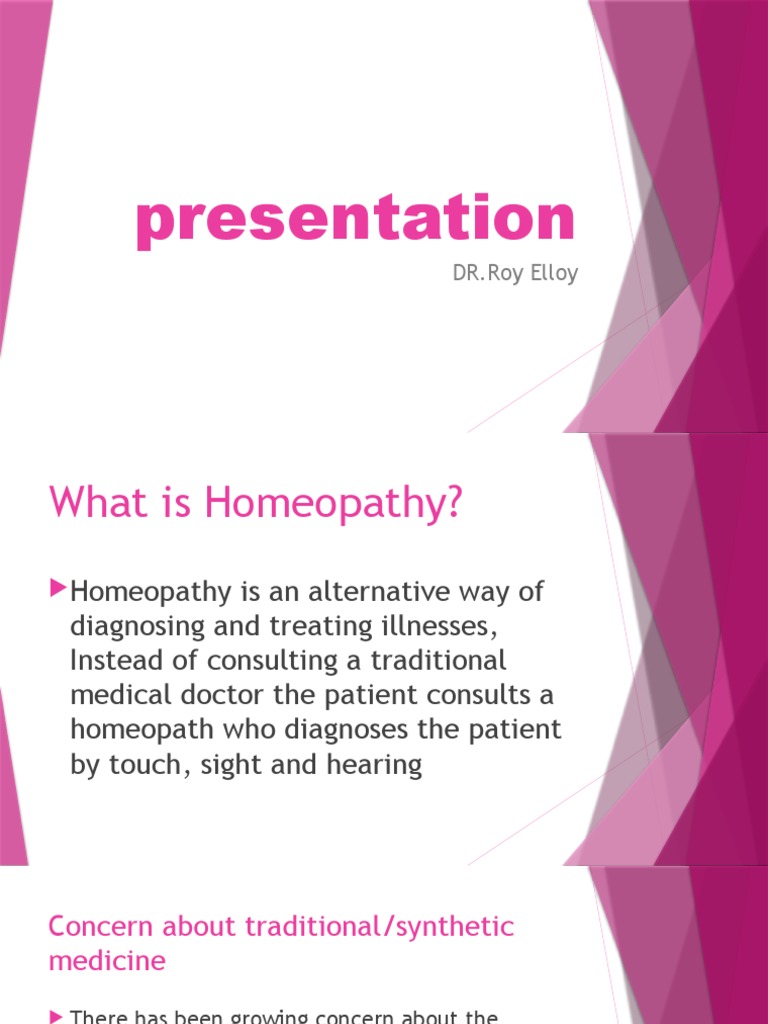 Presentation: DR - Roy Elloy | PDF