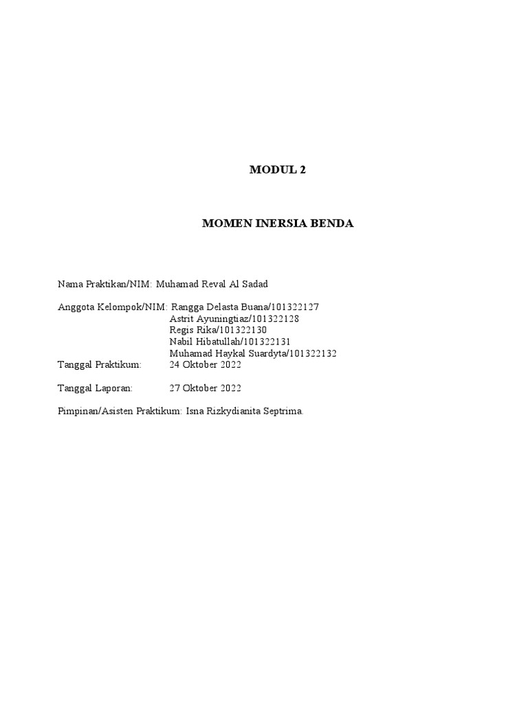 Muhamad Reval Al Sadad | PDF