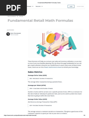 Printable Retail Math Formulas Cheat Sheet Printable Word Searches