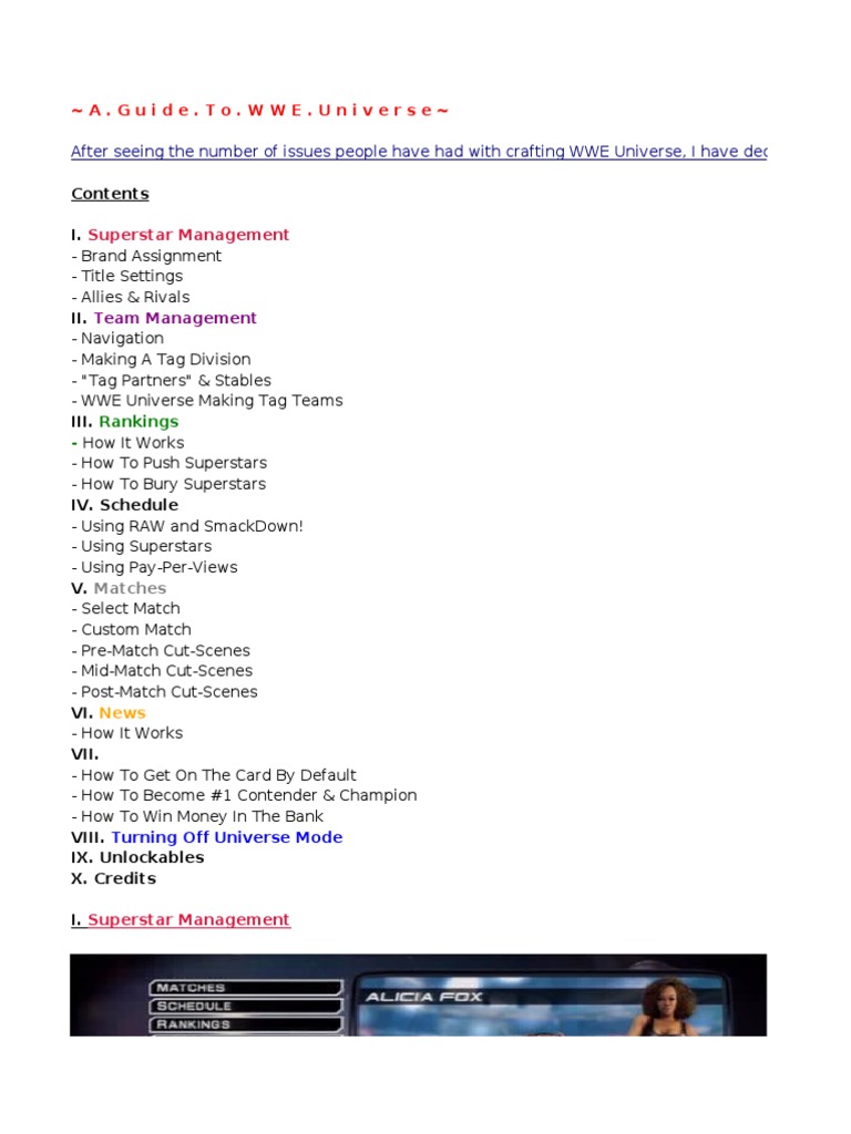 Guide For SVR 2011 | PDF | Professional Wrestling | Wwe