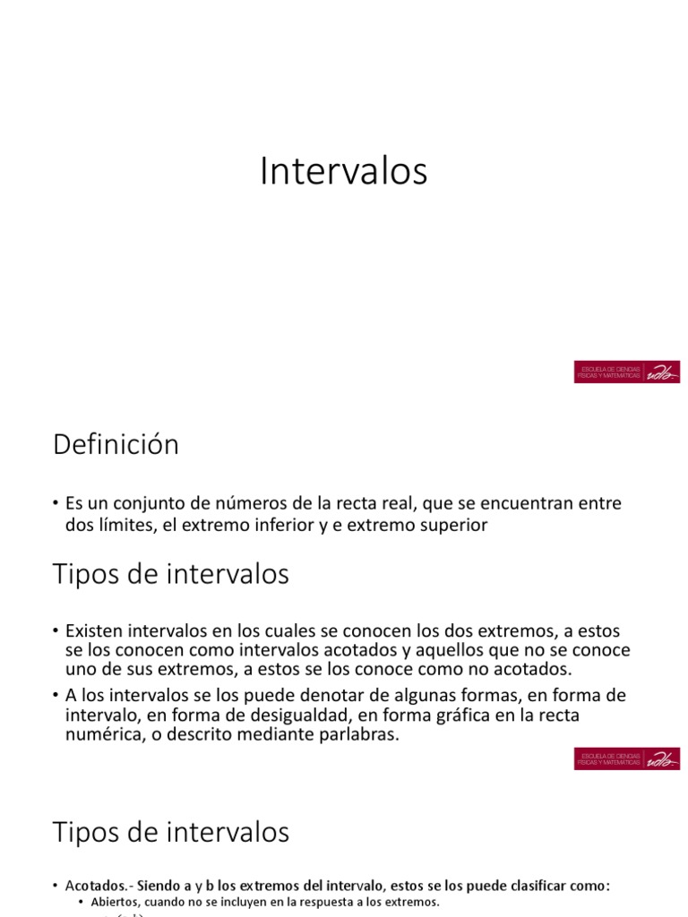 Lectura Intervalos | PDF