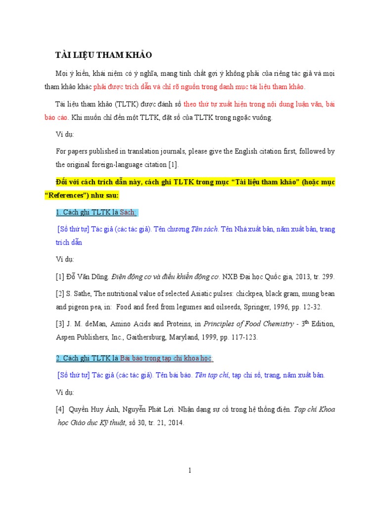 CÁCH-TRÍCH-DẪN-TLTK | PDF