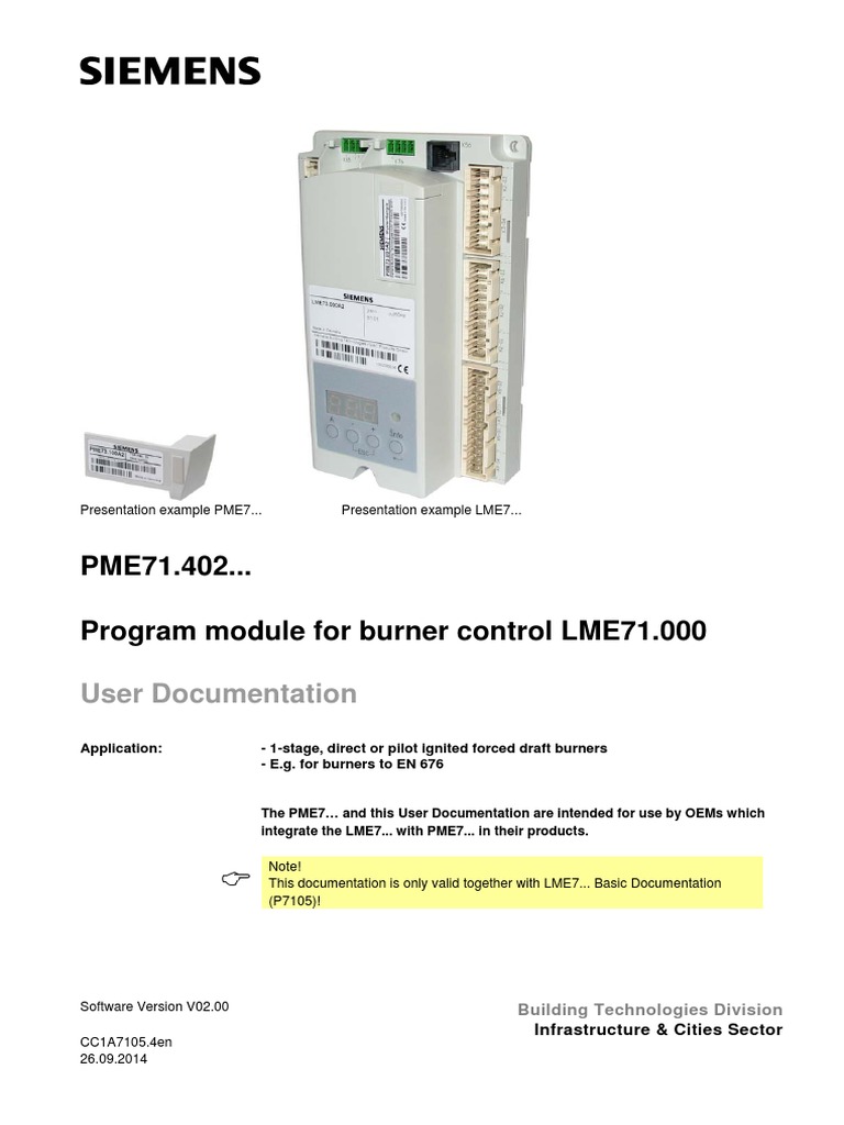 Controlador de Flama SIEMENS | PDF | Safety | Parameter (Computer Programming)