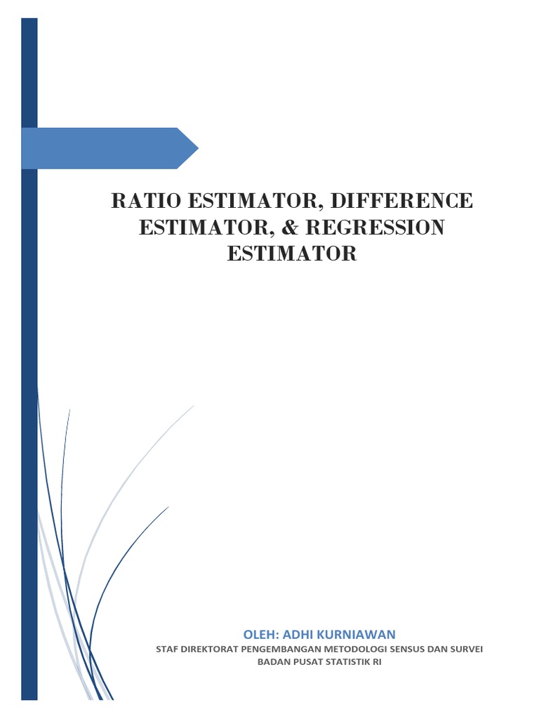 Ratio Estimator, Difference Estimator, & Regression Estimator | PDF
