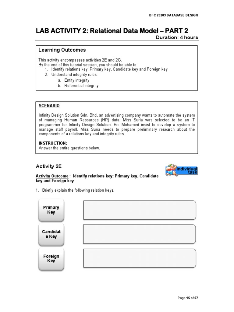 La2 2 | PDF | Information Management | Data Model