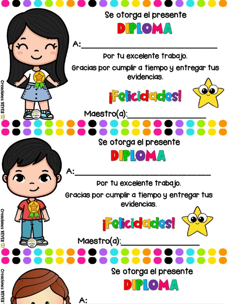 Diplomas-Creaciones Reyes | PDF