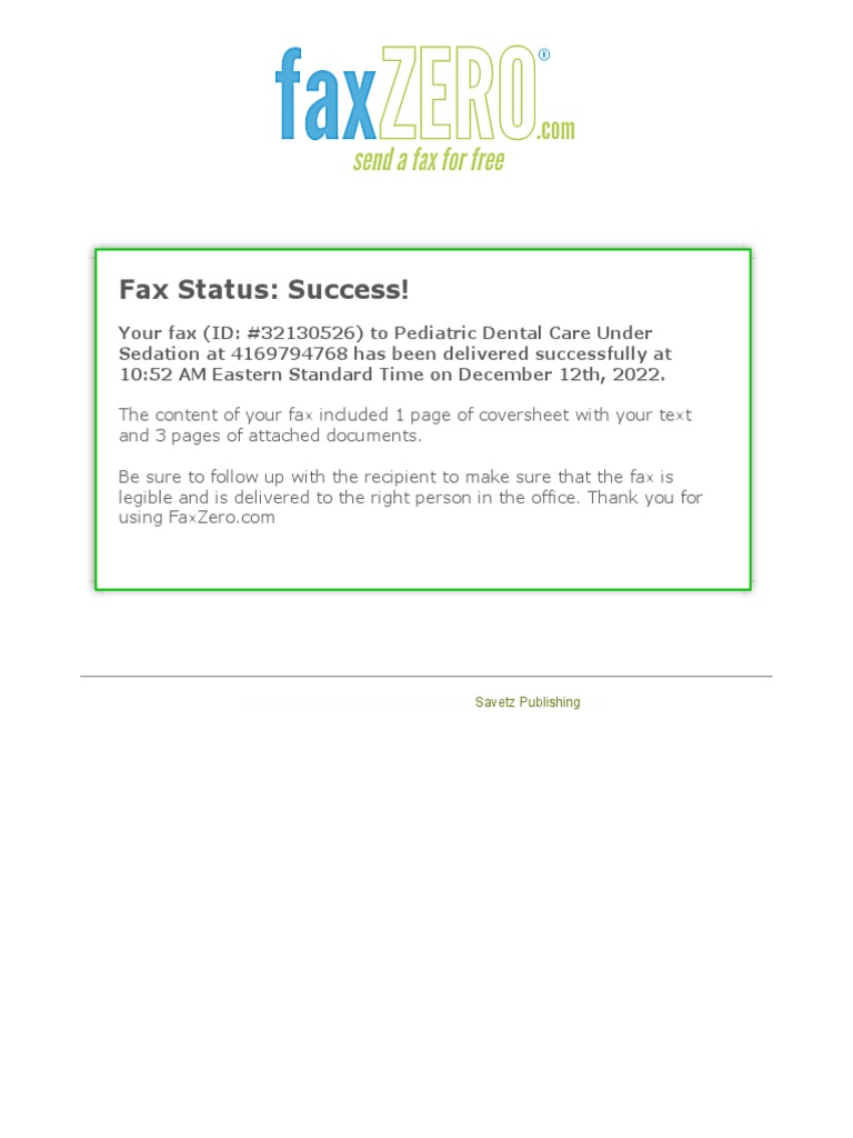 Referral Fax Confirmation | PDF | Career & Growth