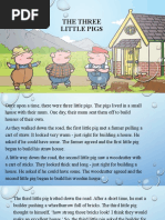 The Three Little Pigs Play Script | PDF