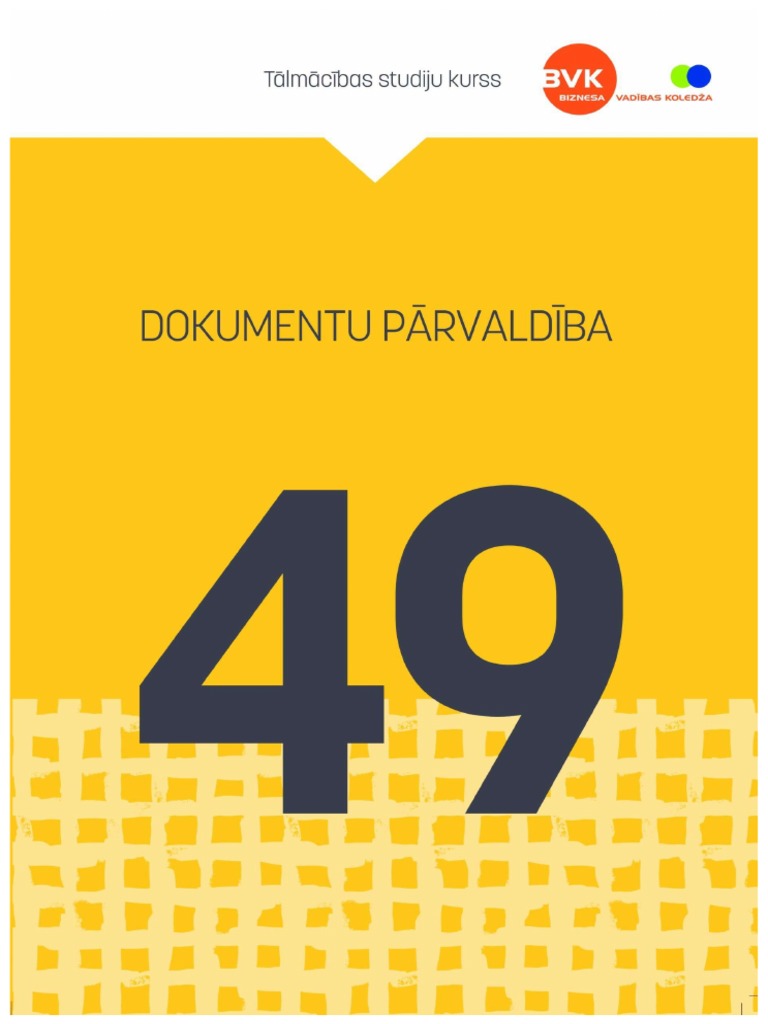 Dokumentu Parvaldiba Online Kursi Biroja Vadiba | PDF