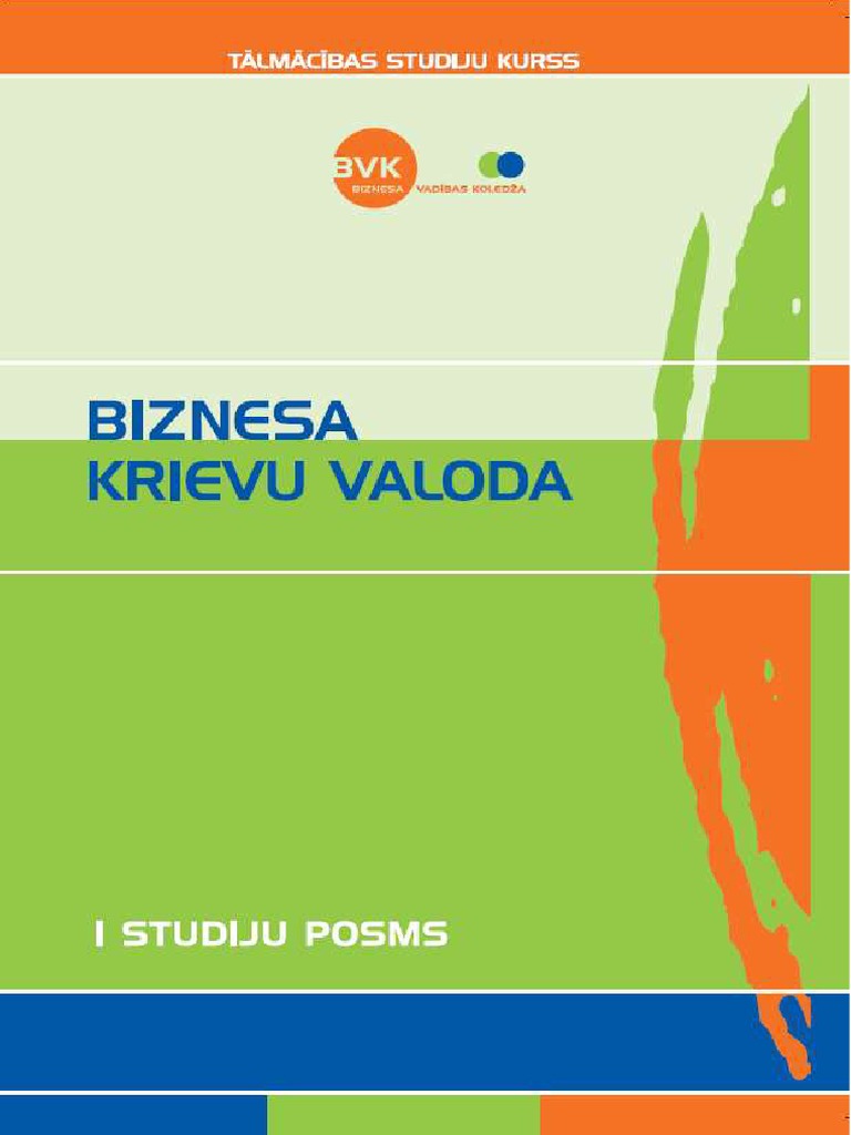 Biznesa Krievu Valoda 1 Posms Talmacibas Kursi | PDF