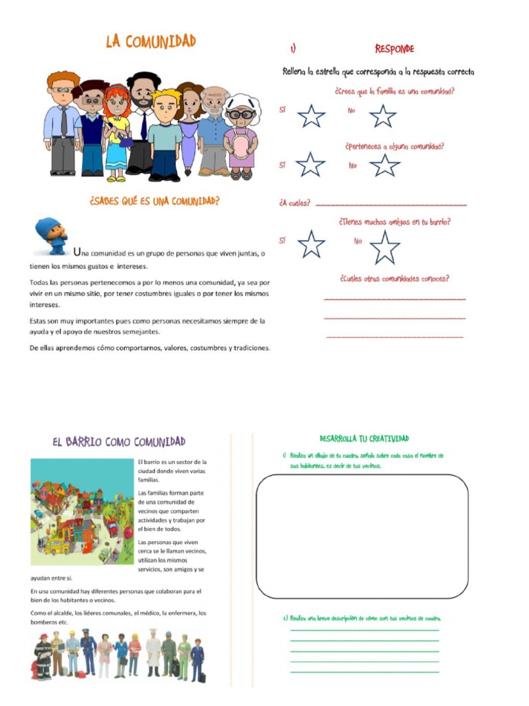 Sociales La Comunidad | PDF