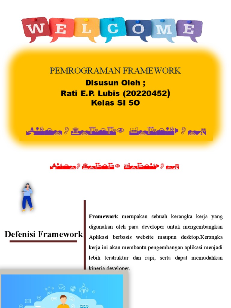 Rati E.P. Lubis 20220452 Framework | PDF