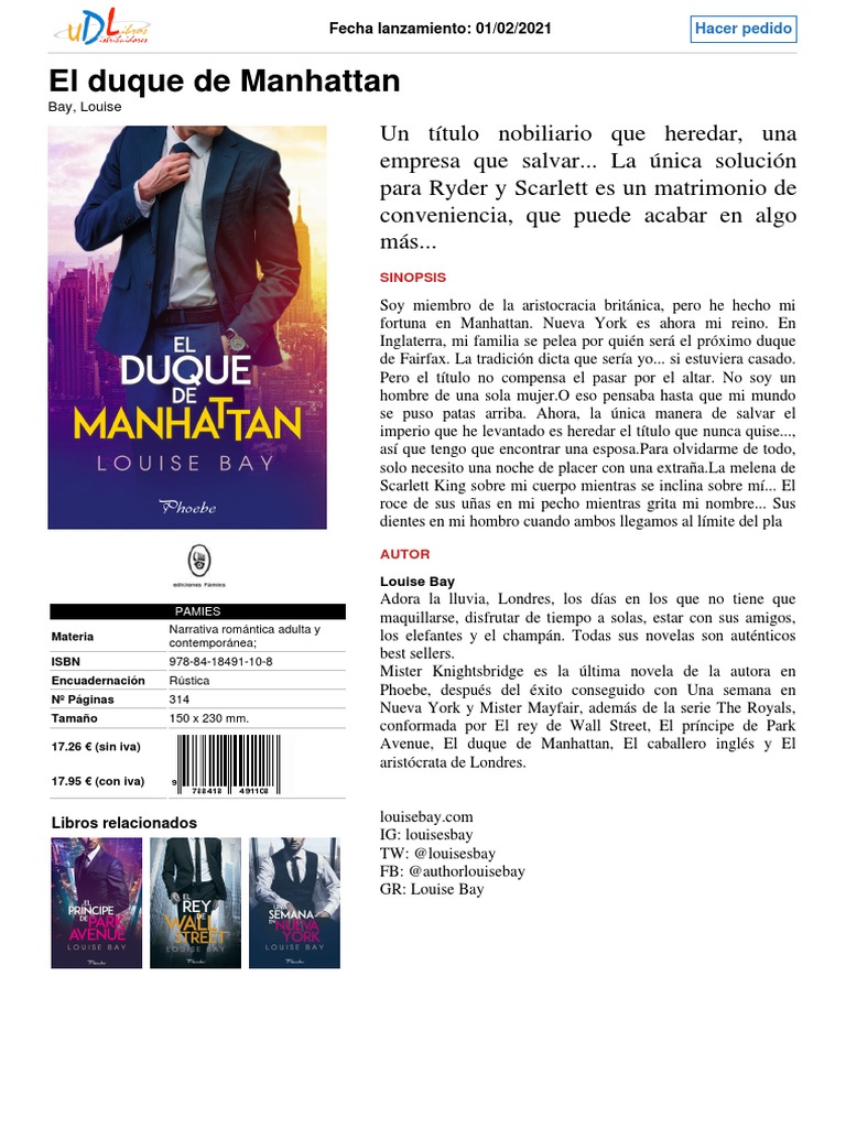 El Duque de Manhattan | PDF