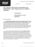 Aksara - Passage of Malay Scripts Melayu Malay | PDF | Strait Of ...