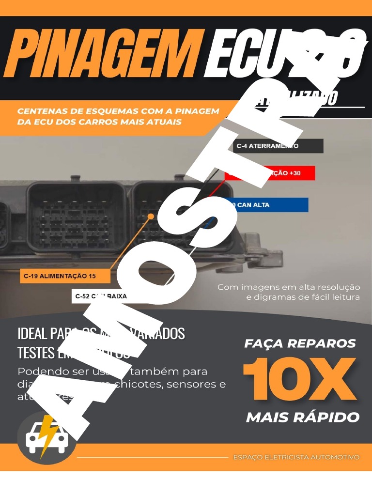 Amostra Esquema de Pinagem Ecu 2.0 | PDF | Transporte | Carro